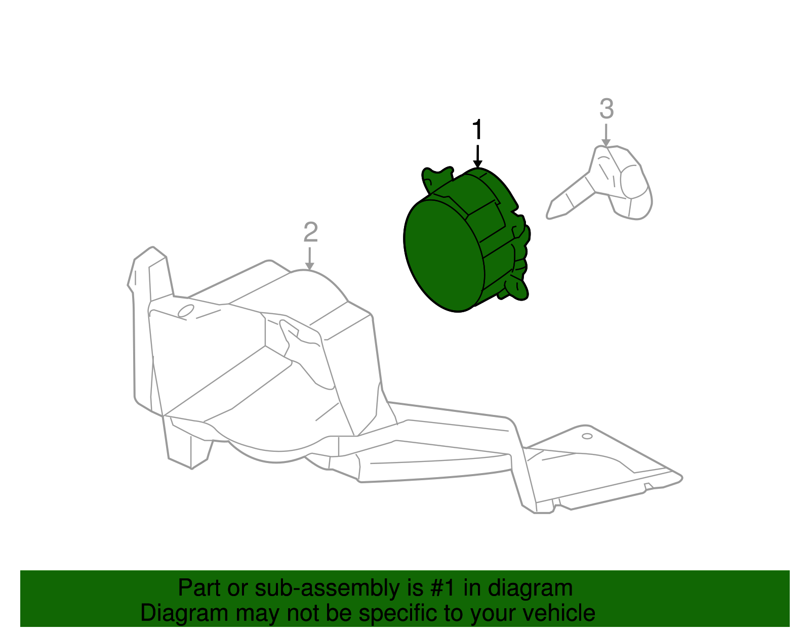 Genuine OEM Ford Part - Fog Lamp Assembly 2M5Z-15200-AB | Genuine OEM ...