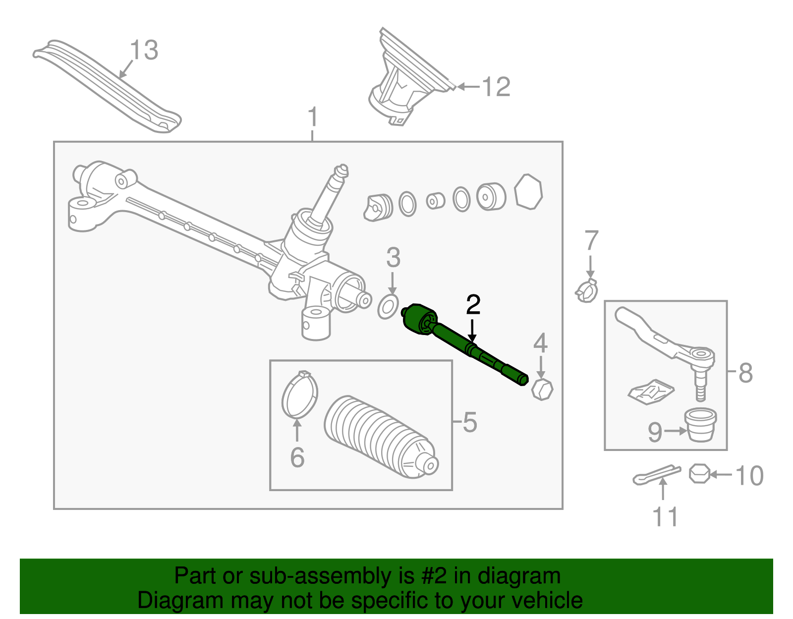 53010-T5R-003 - 2015-2020 Honda Fit - End Rack | Honda Car Parts Direct
