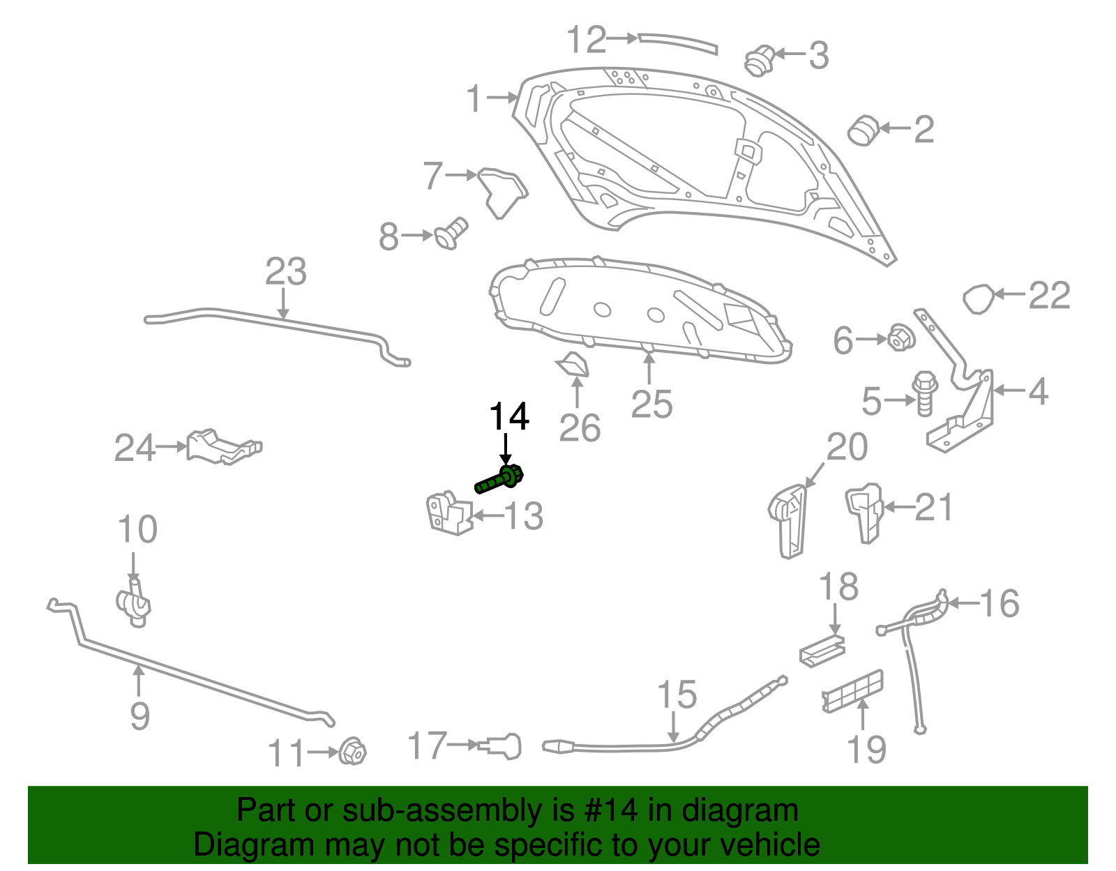 WHT-000-425 - Lock & Switch Bolt 2009-2025 Volkswagen | Wolfsburg Parts ...