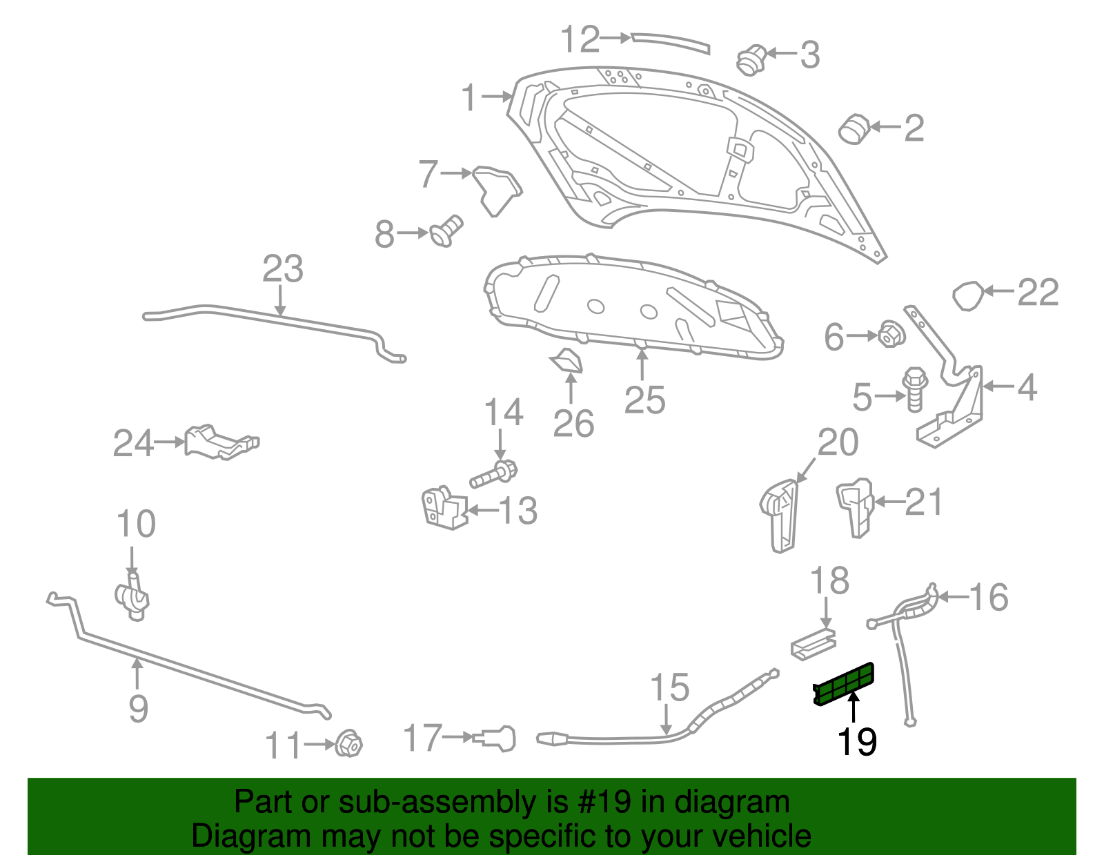 2010-2025 Volkswagen Release Cable Cover 6R0-823-347 | OEM Parts Online