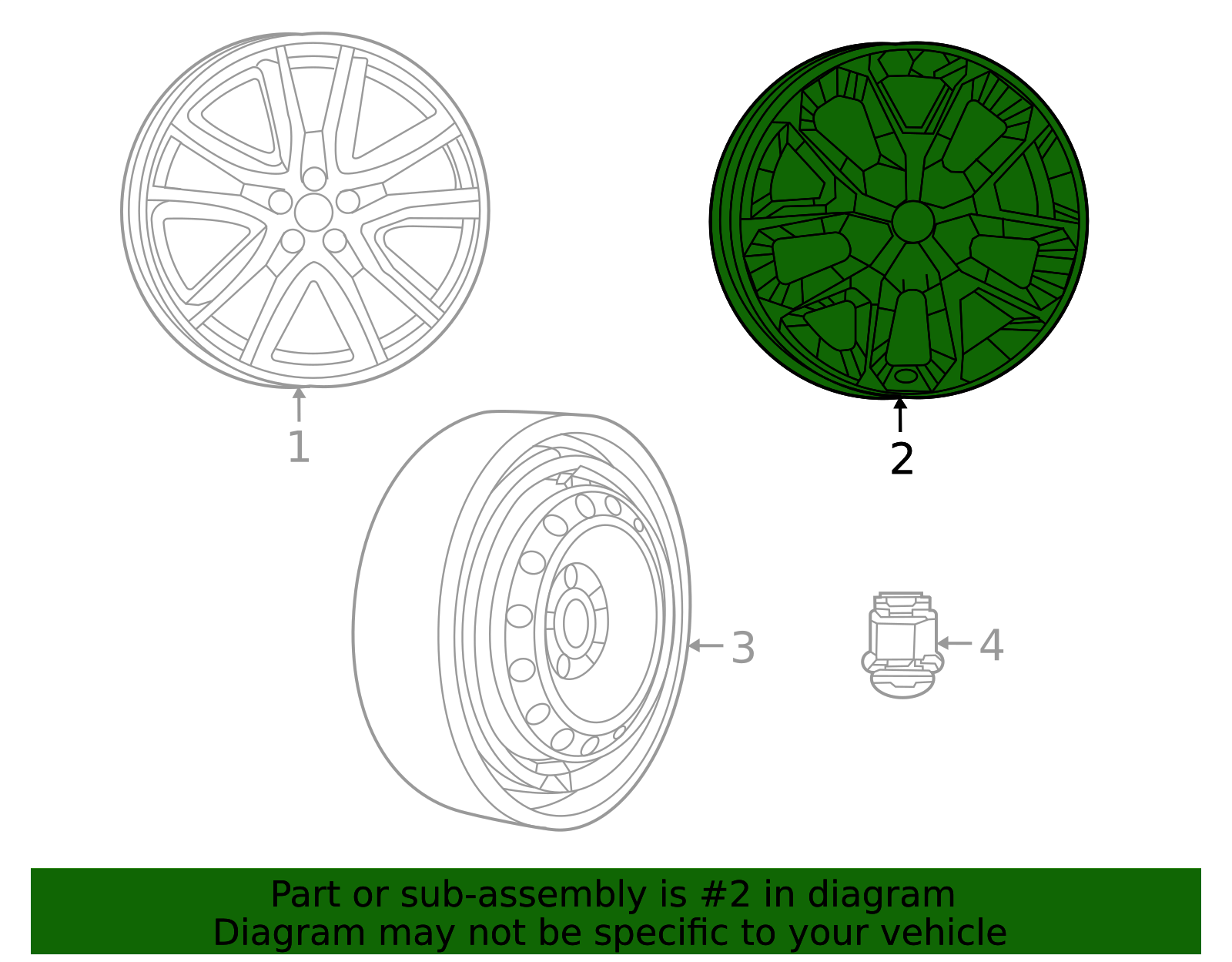 2021-2025 Chrysler Wheel, Alloy 04755555AA | Mopar Parts Canada