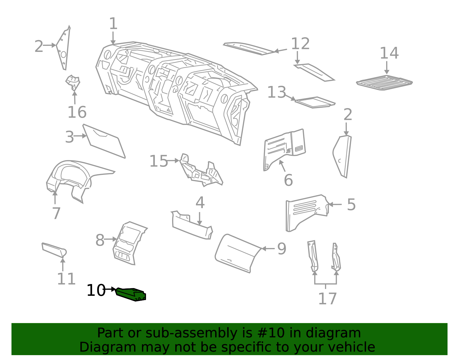 2004-2008 Ford F-150 Ashtray 6L3Z-1504810-AA | Awesome Parts Ford