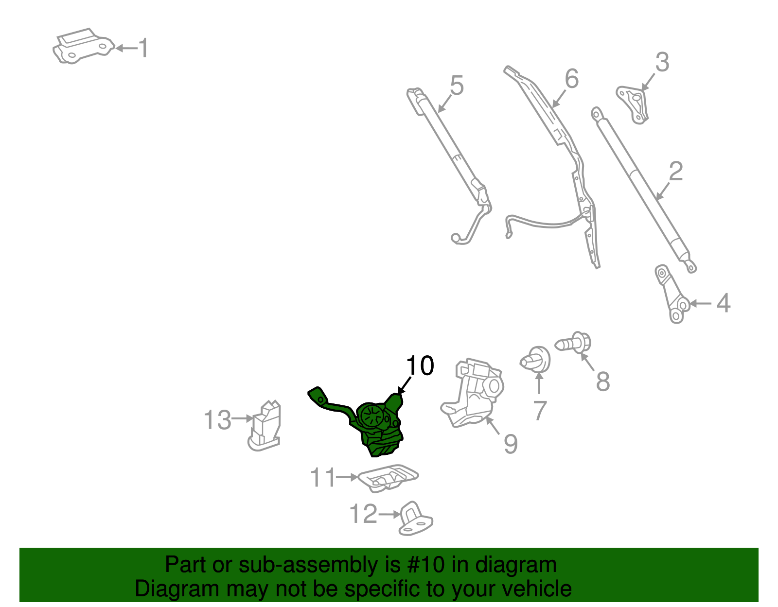 2014-2021 Lexus Lock Assembly 69350-48063 | OEM Parts Online