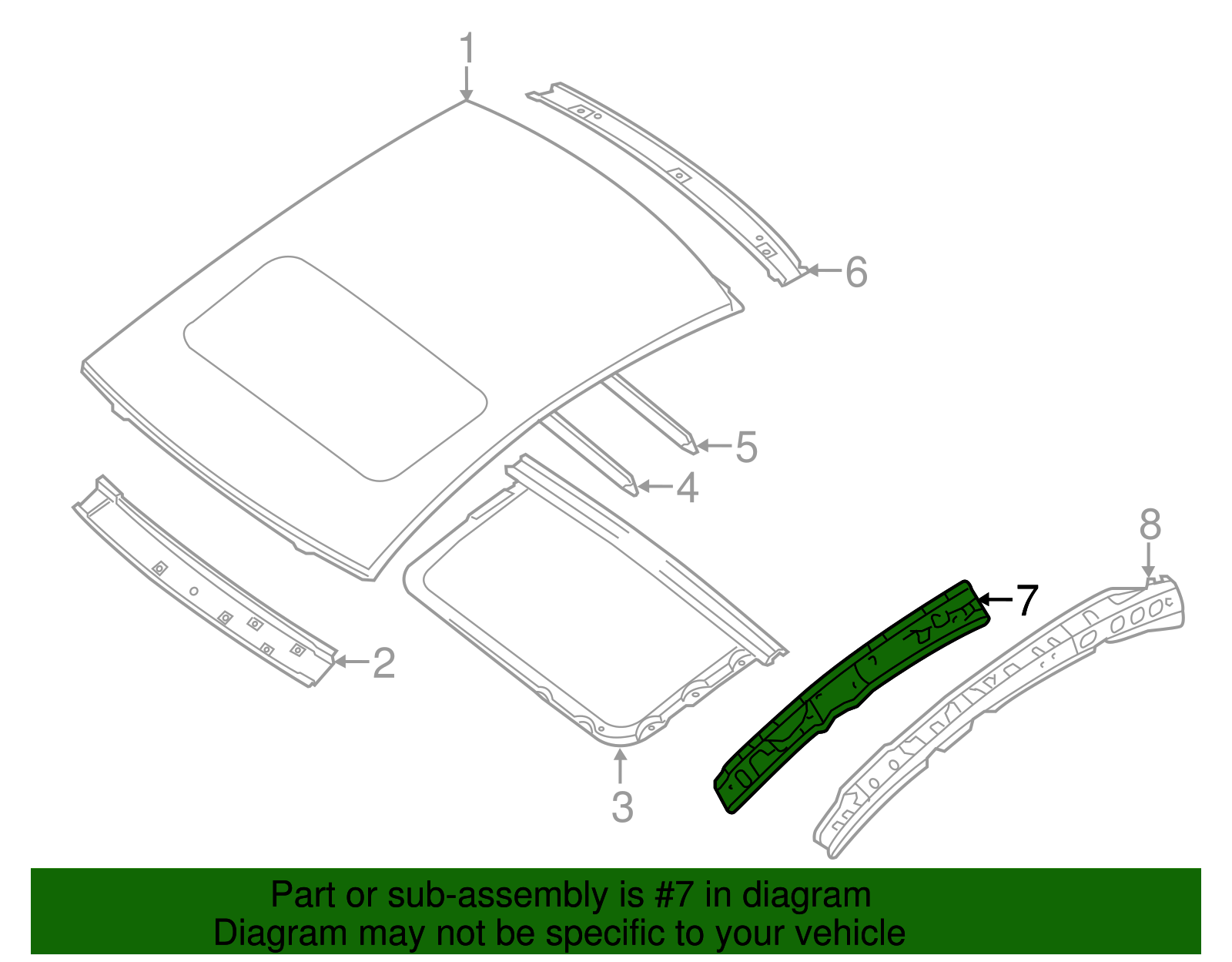2015-2019 Nissan Sentra Inner Rail G6330-4ATMB | Bill Kay Nissan Parts