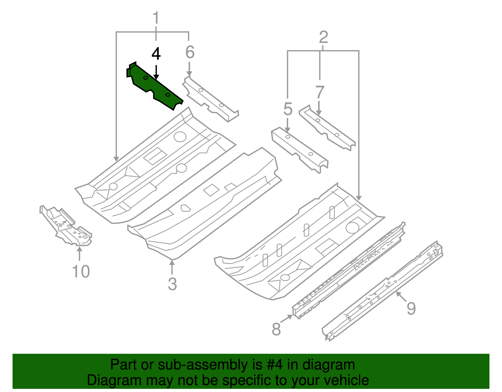 2013-2019 Nissan Sentra Front Cross-Member G4330-3SHMA | Team Nissan Inc.