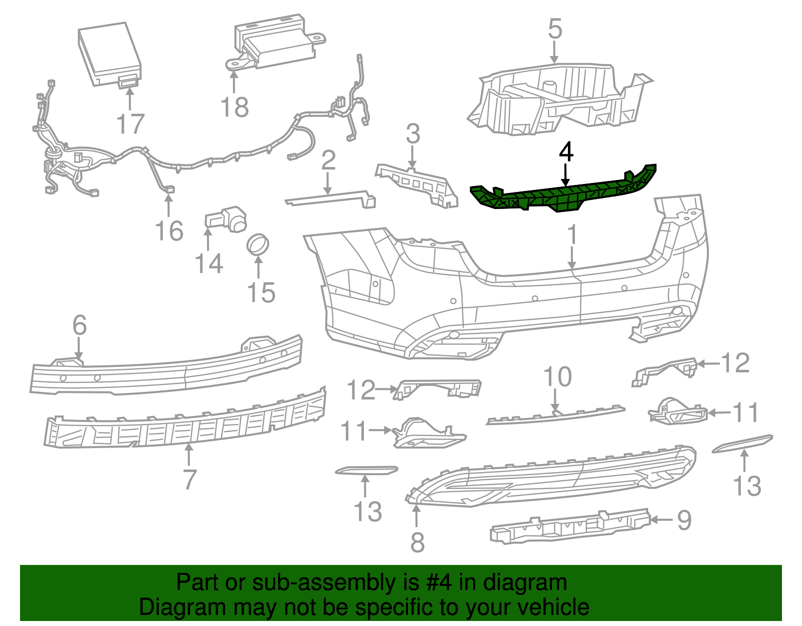 2015-2017 Chrysler 200 Center Support 68103179AA | Mopar Parts Canada