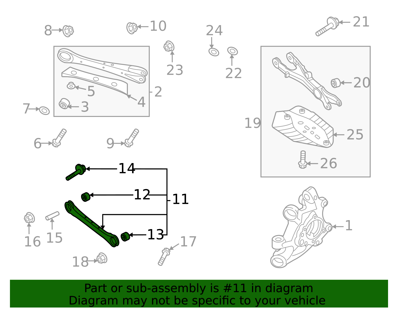 2021-2025 Genesis Lateral Arm 55251-T1000 | MotorMotor