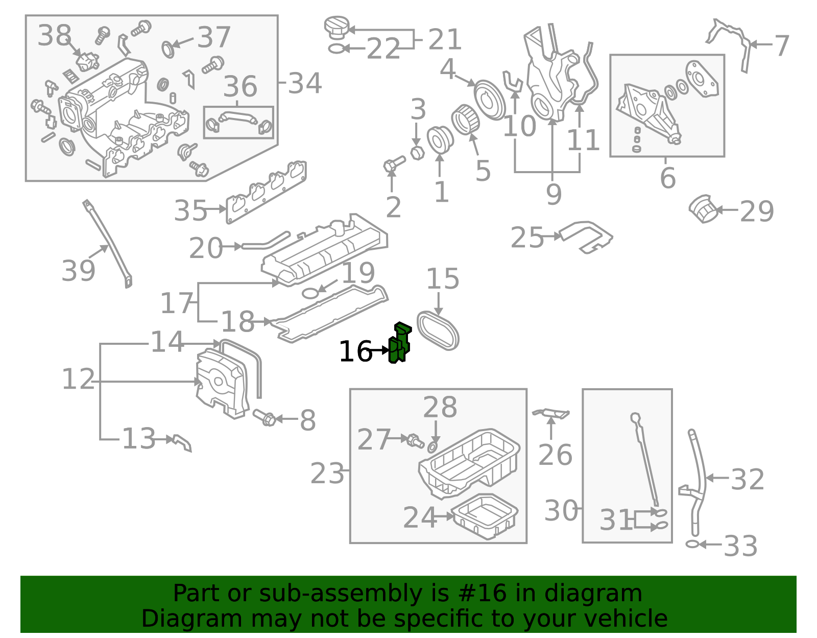 2003-2012 Hyundai Engine Timing Chain Tensioner 24410-23800 | OEM Parts ...