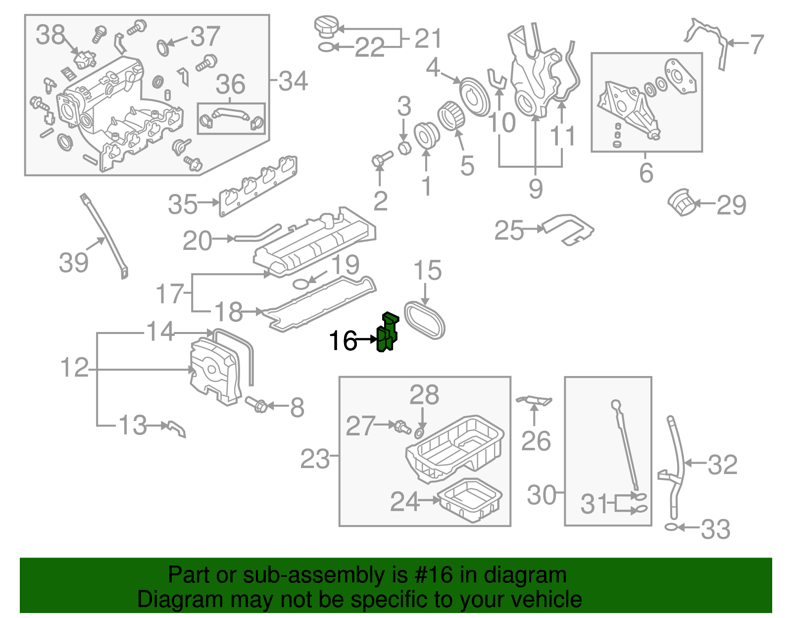 24410-23800 - Engine Timing Chain Tensioner 2003-2012 Hyundai | Hyundai ...