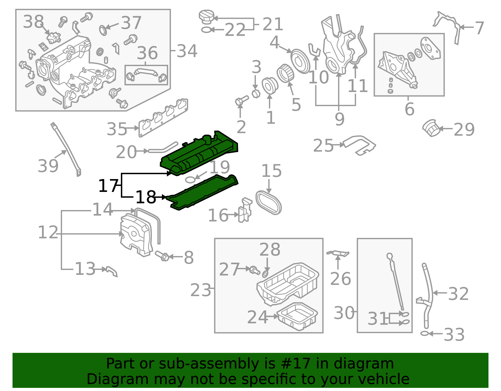 2007-2012 Hyundai Elantra Valve Cover 22410-23302 | MotorMotor