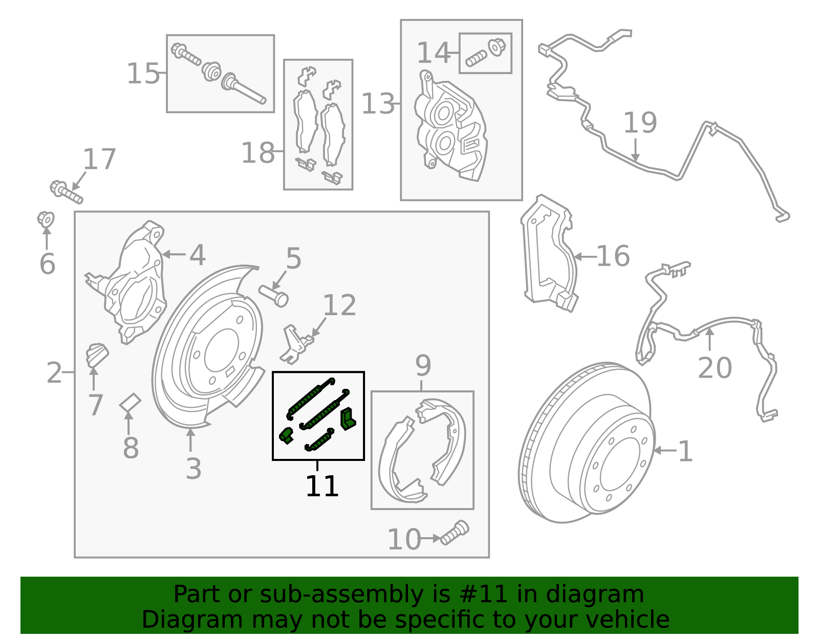 2013-2022 Ford | Mount Kit | DC3Z-2069-A | Walls' Ford Parts