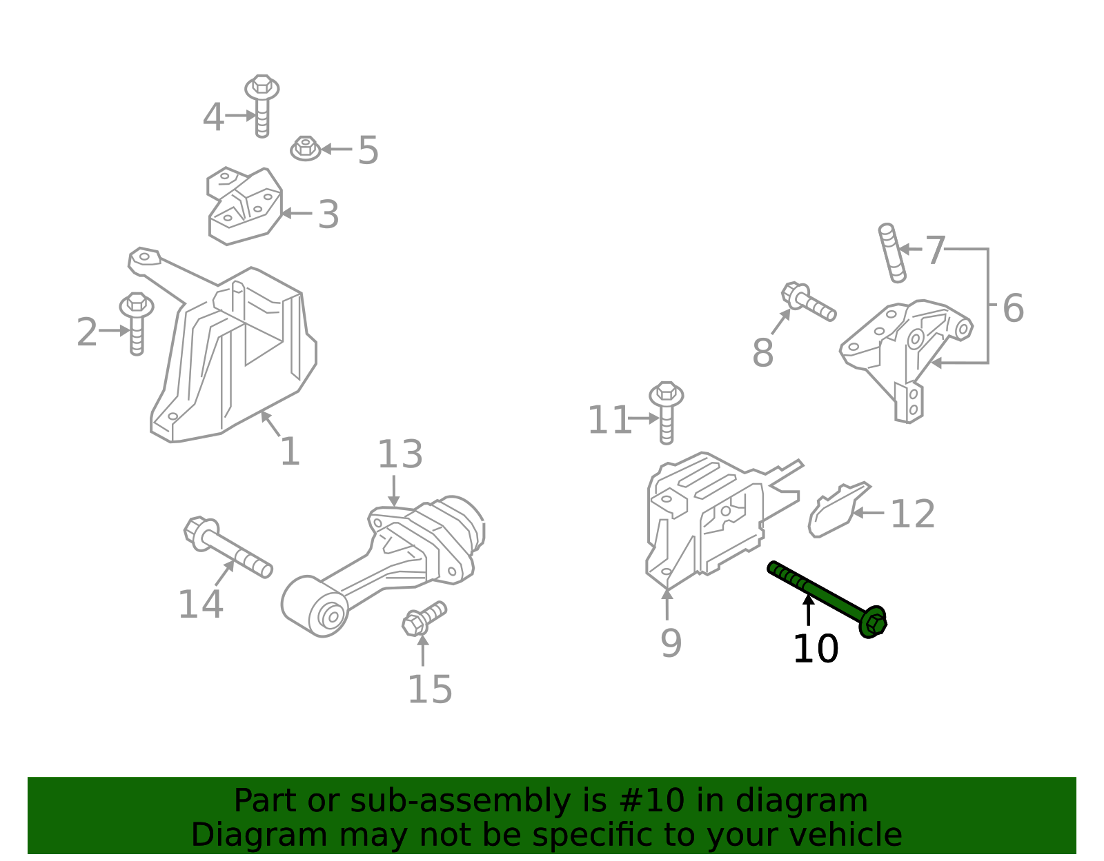 2018-2025 Kia Trans Mount Mount Bolt 21991-M6000 | Kia OEM Parts Outlet