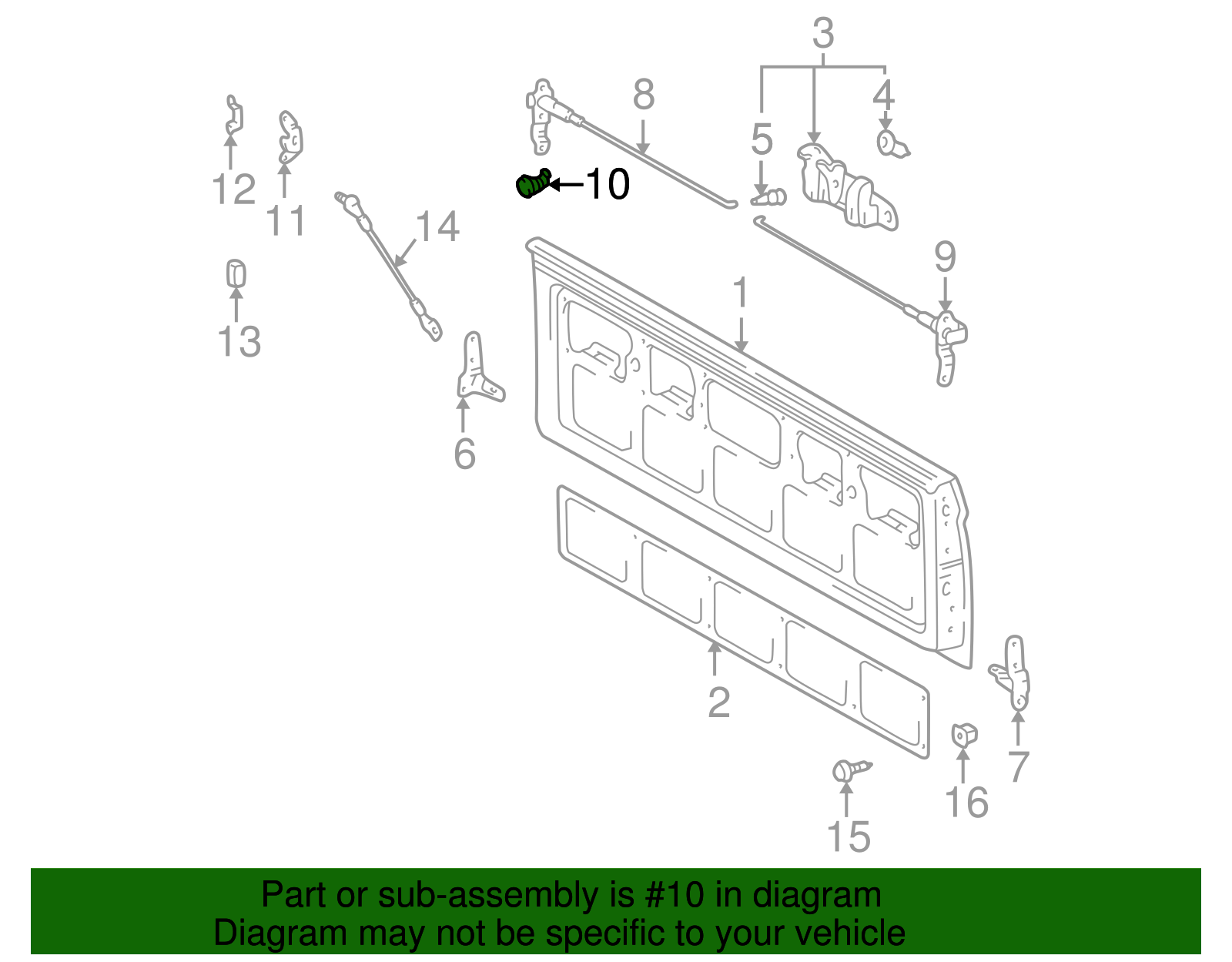 90080-46184 - Lock Assembly Clip 1995-2004 Toyota Tacoma | Longo Toyota ...