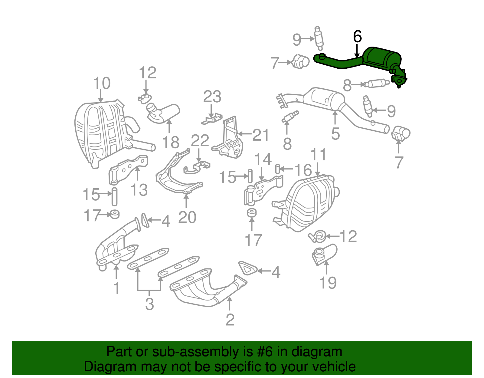 996-113-021-FX - Catalytic Converter 2004-2005 Porsche 911 | Delaware ...