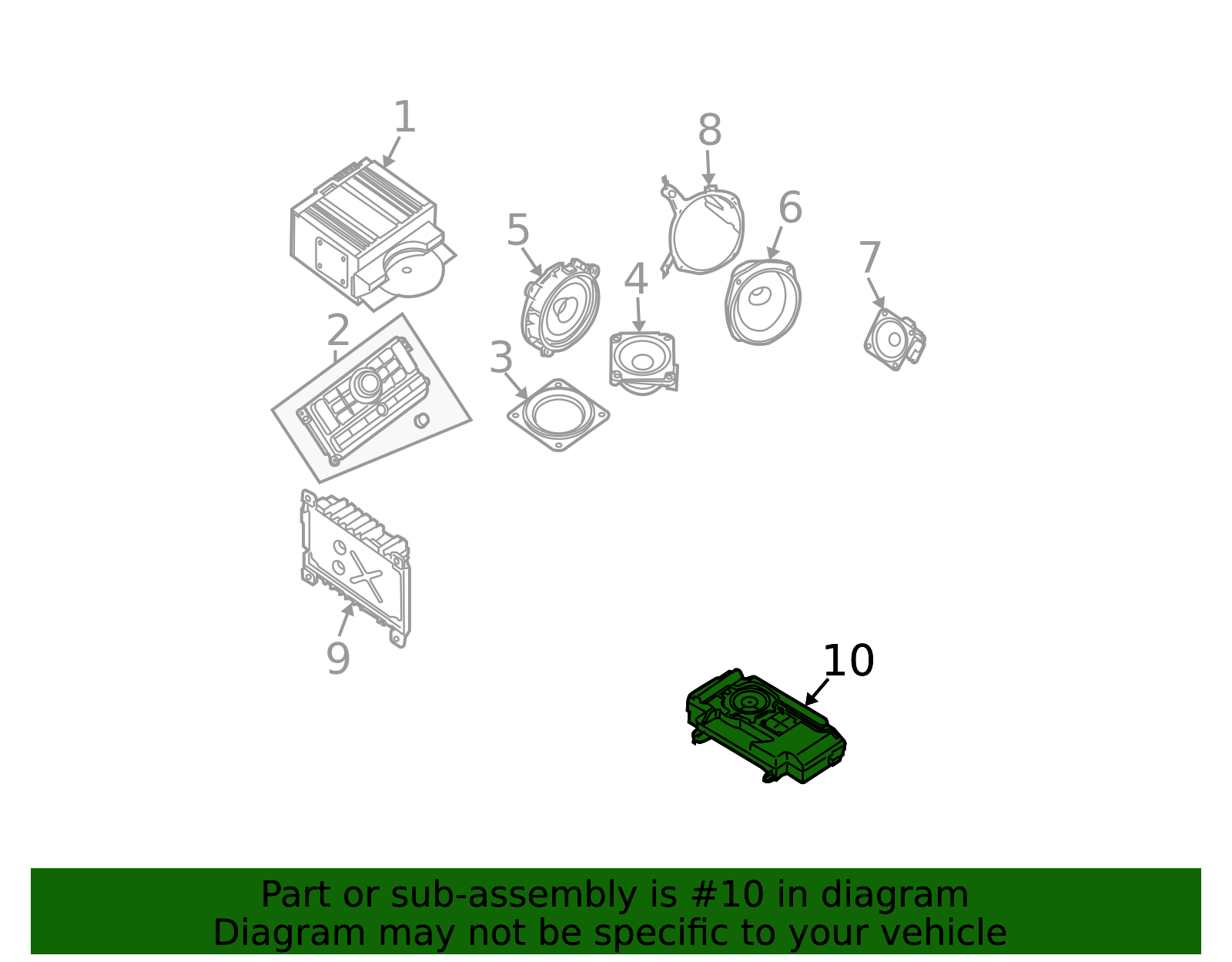 28170-5Z200 - Speaker 2004-2009 Nissan Quest | Boro Nissan Parts
