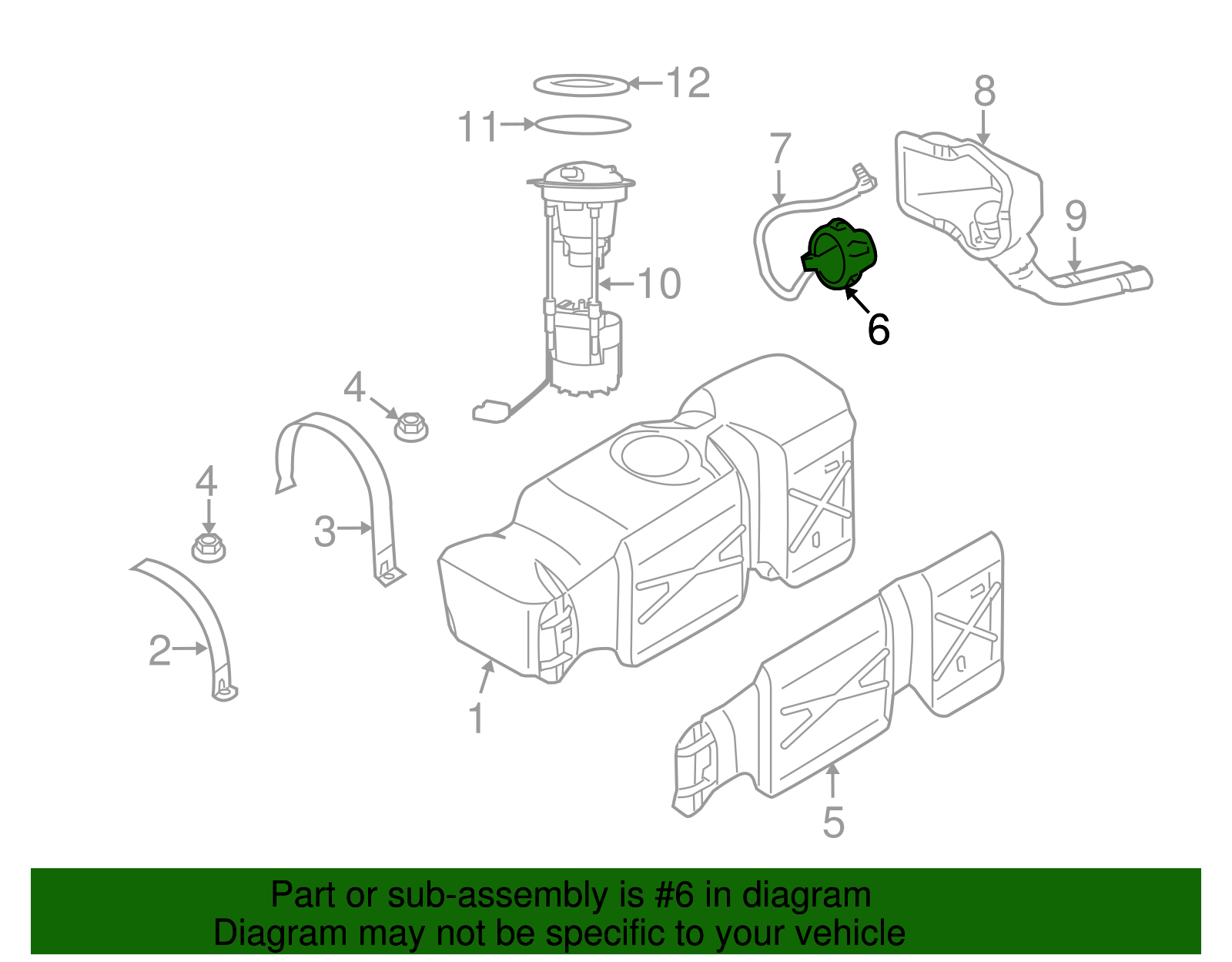 2013-2024 Ram Cap 68109840AC | Mopar Parts Canada