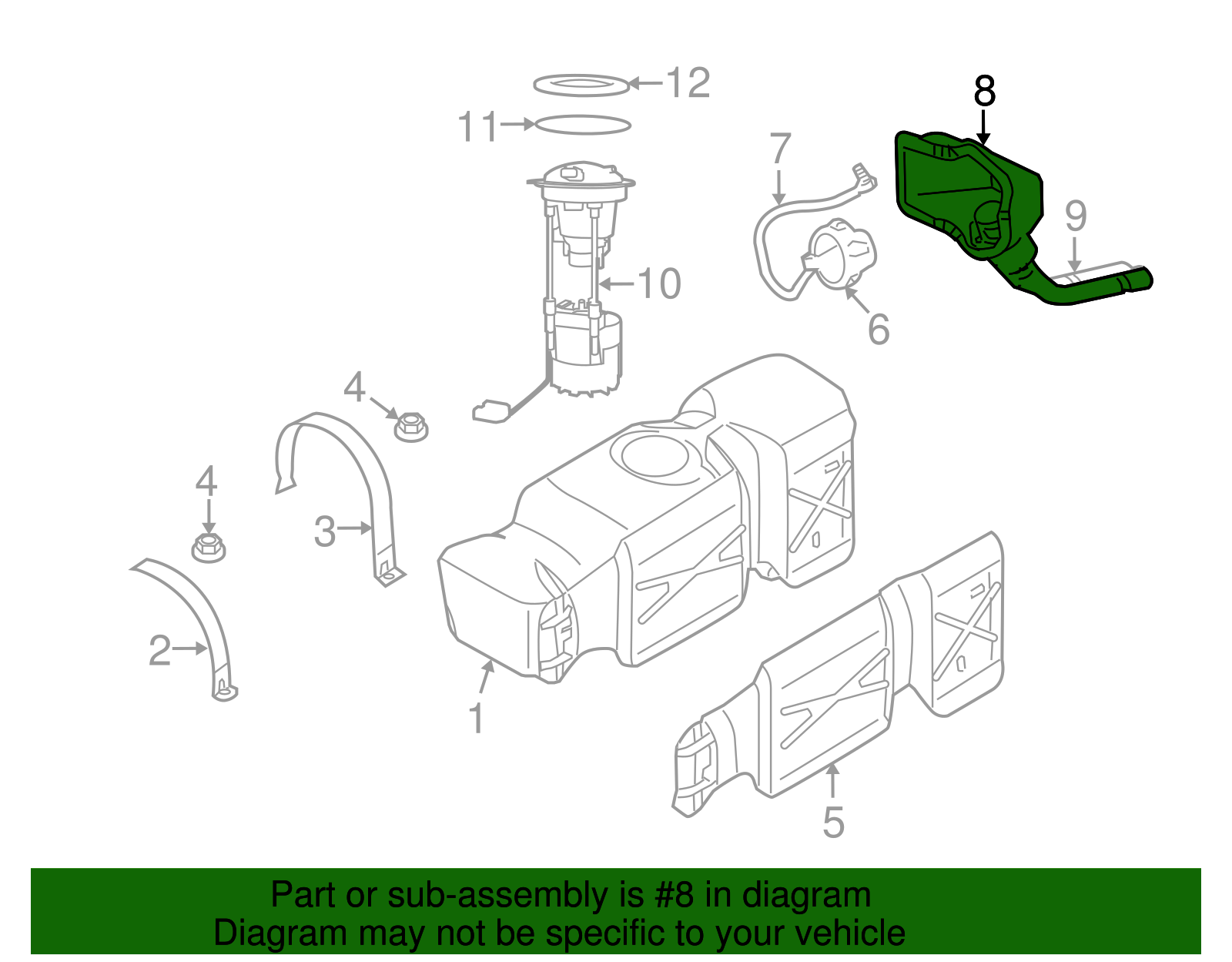 2013-2024 Ram Tube 57009248AB | Mopar Parts Canada