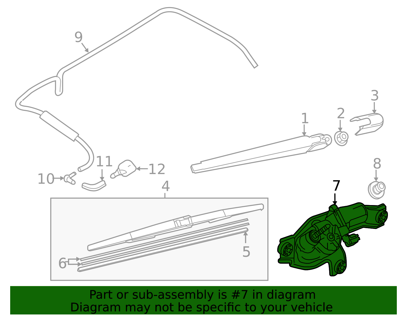 D10E-67-450 - High-Quality Wiper Motor for 2016-2021 Mazda CX-3 ...