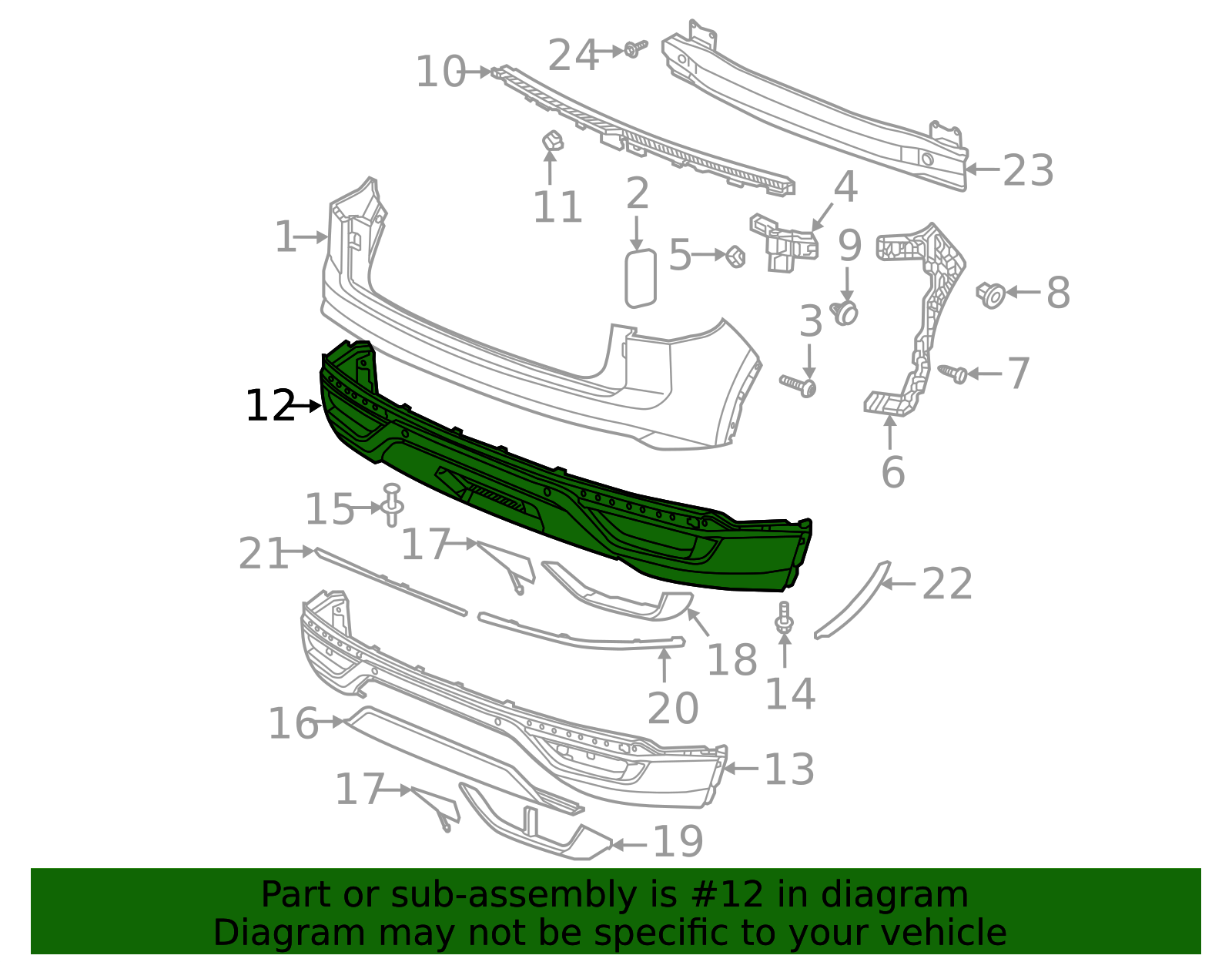2020-2025 Volkswagen Atlas Cross Sport Spoiler 3CM-807-521-C-9B9 | OEM ...