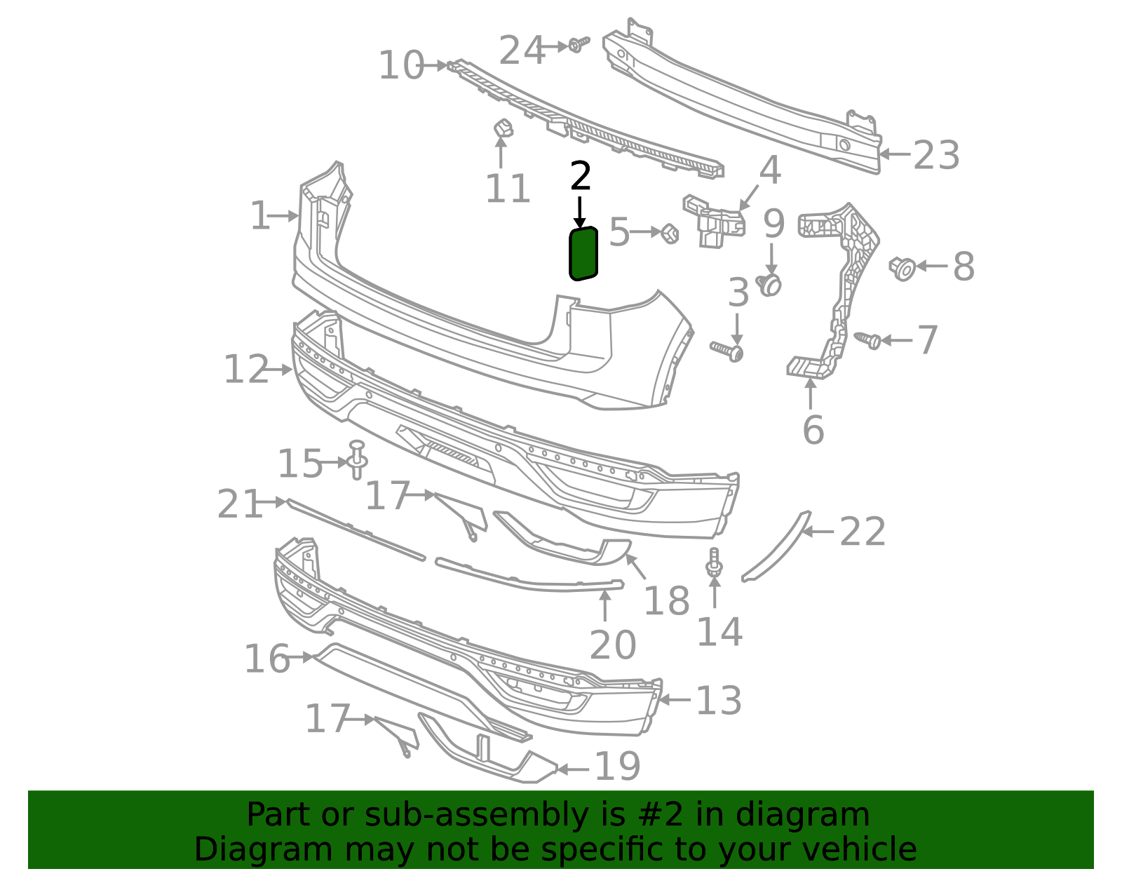 Buy Volkswagen Quarter Panel Damper 7N0864733A. Reduces vibration and ...