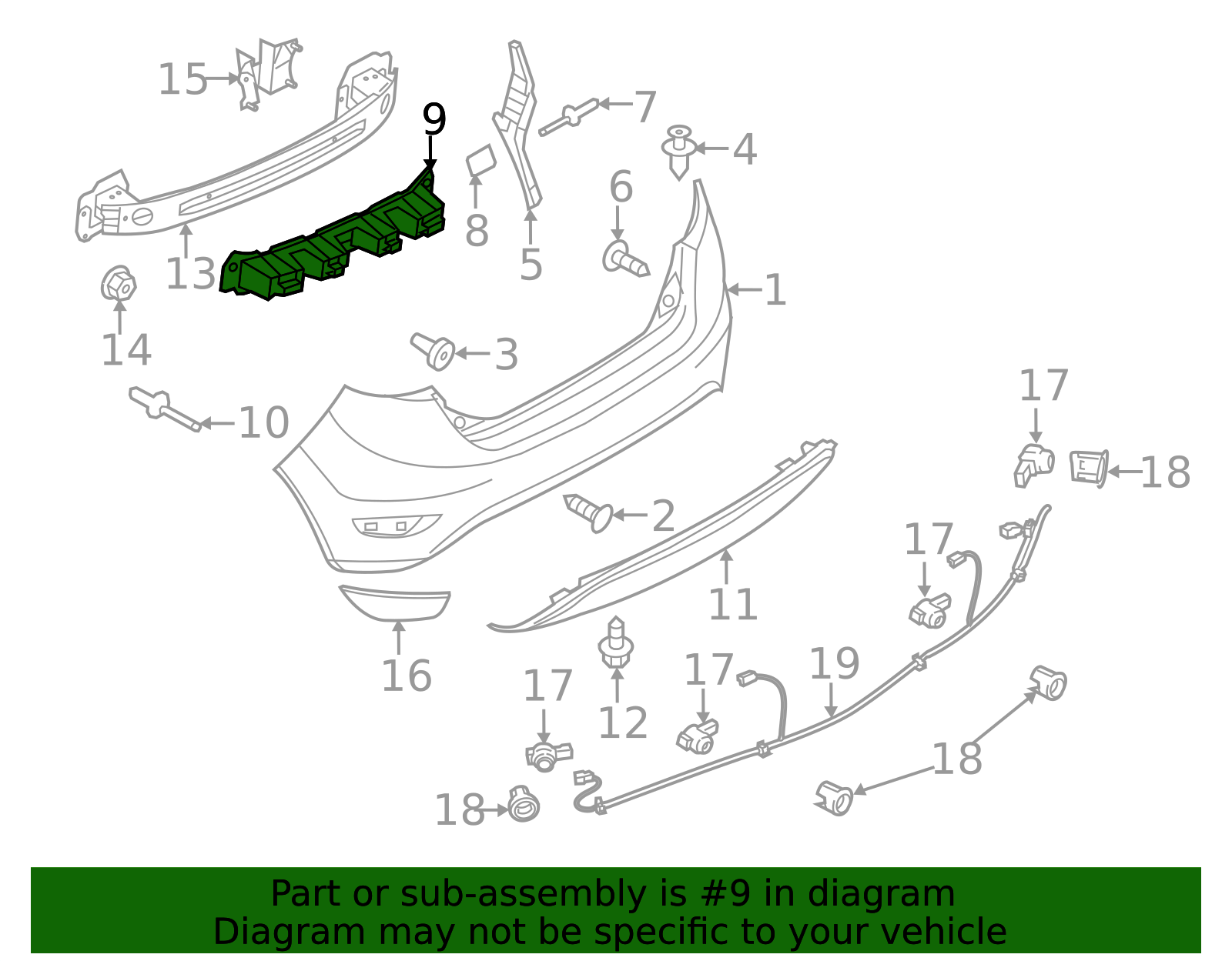 2011-2019 Ford Fiesta Center Reinforced AE8Z-17D995-CA | Awesome Parts Ford