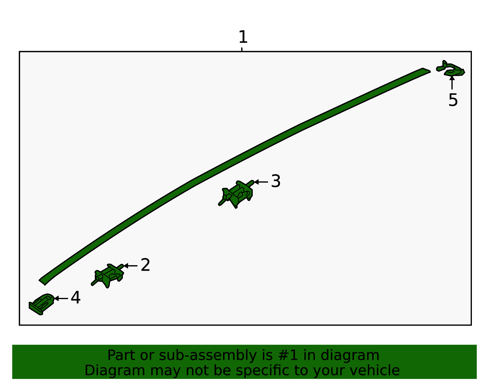 87240-CW100 - 2022-2024 Hyundai Tucson - Roof Molding | Hyundai Parts ...