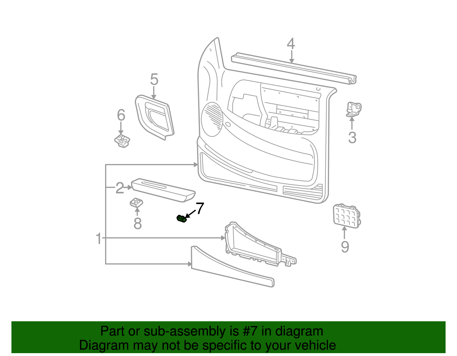 Genuine OEM Ford Part - Lock Switch F57Z-14028-AAA | Genuine OEM Ford ...