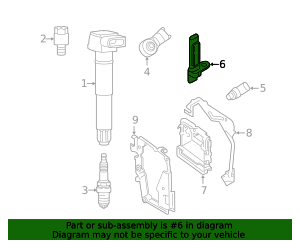2017-2025 Porsche Engine Crankshaft Position Sensor 958-906-433 | Parts