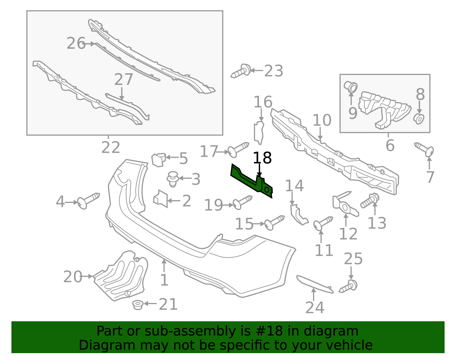 2016-2020 Kia Optima OEM NEW 2016-20 Kia Optima SX Sedan Rear Bumper ...