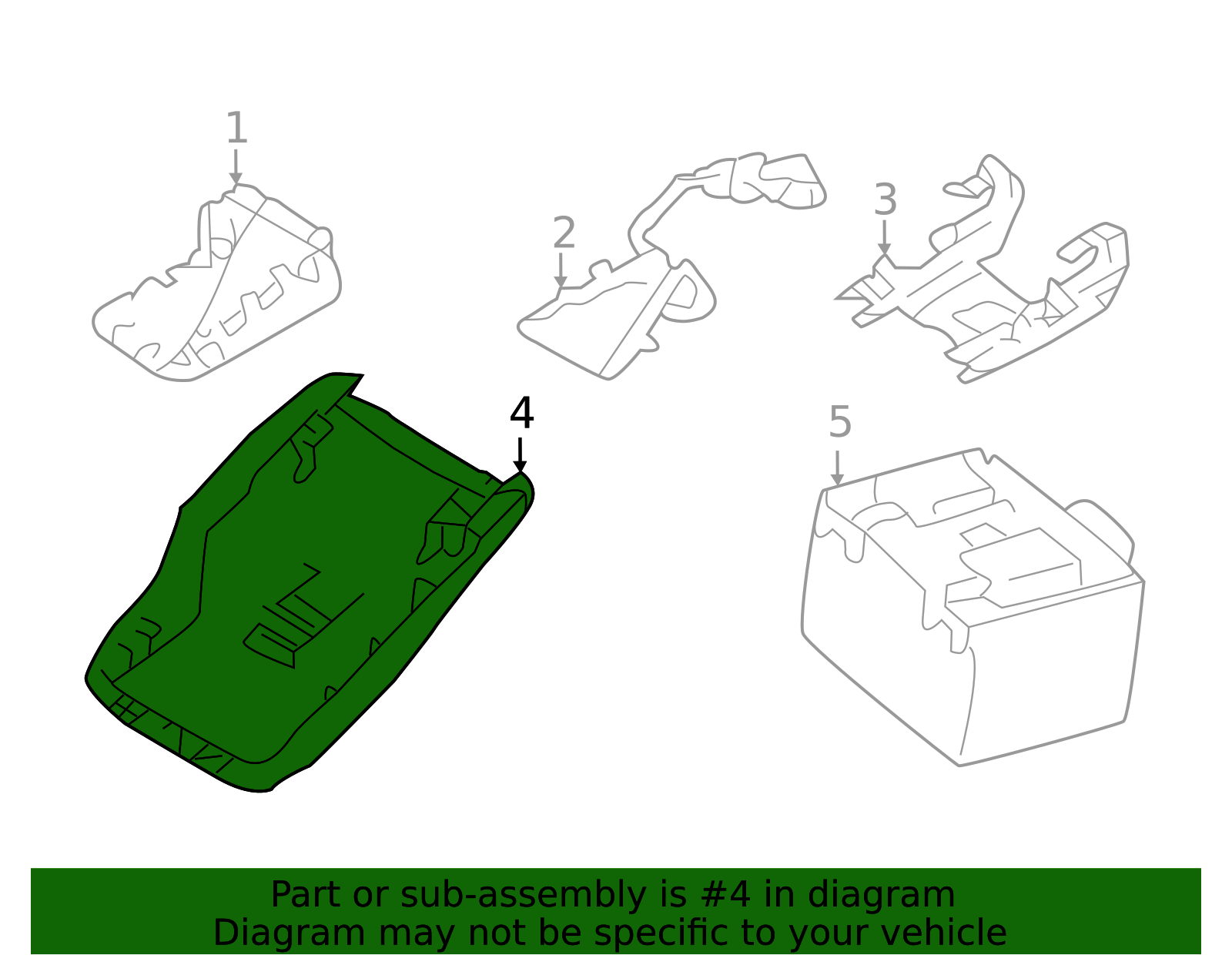 Genuine Official Toyota Cover, Forward Recognition, No. 1 part# 86466 ...