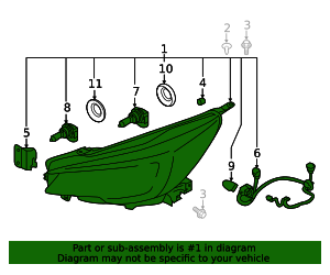 2019-2020 Subaru Ascent Composite Assembly 84001XC01A | Subaru Parts Store