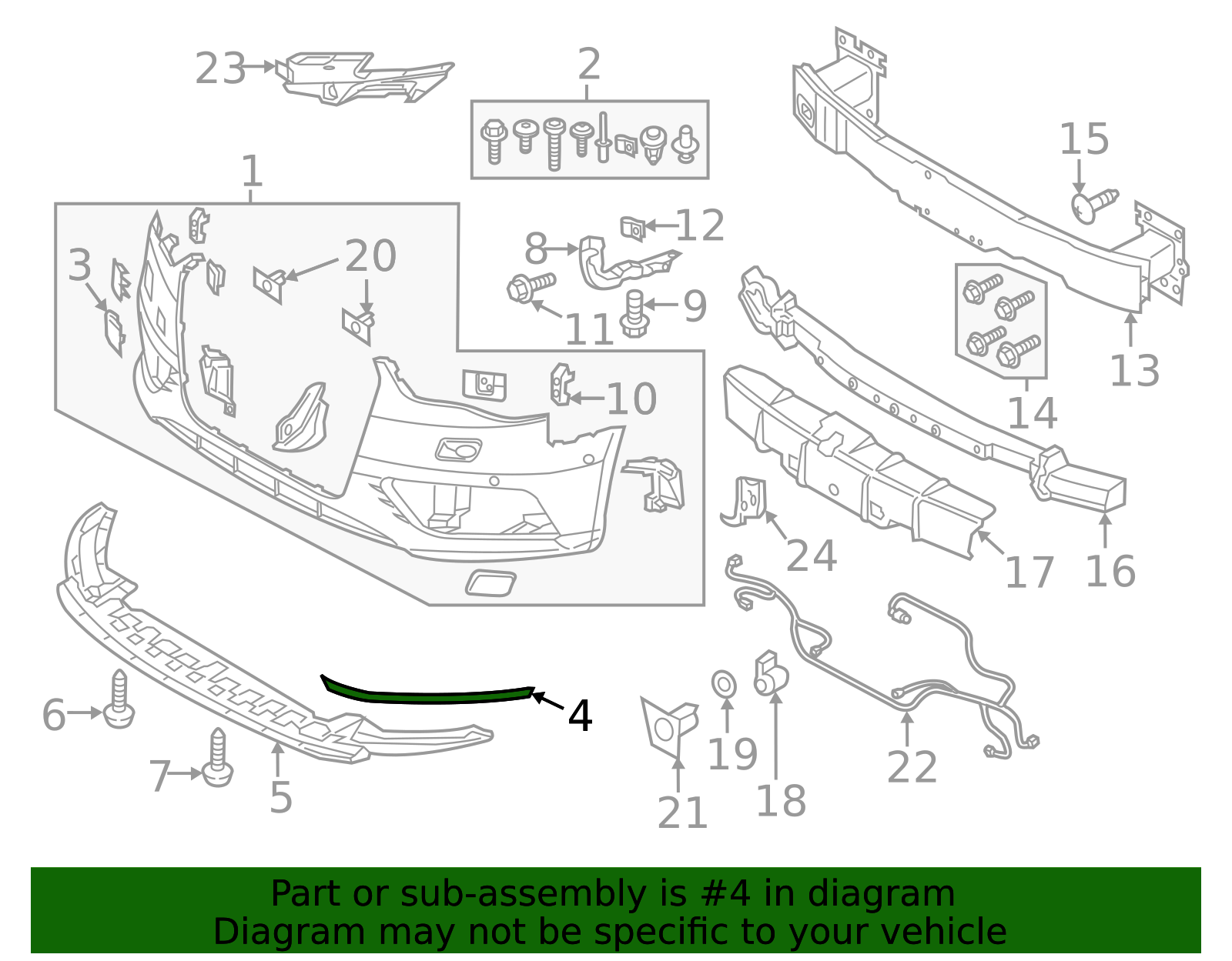 2015-2016 Audi Strip Molding 8V5-807-534 | OEM Parts Online