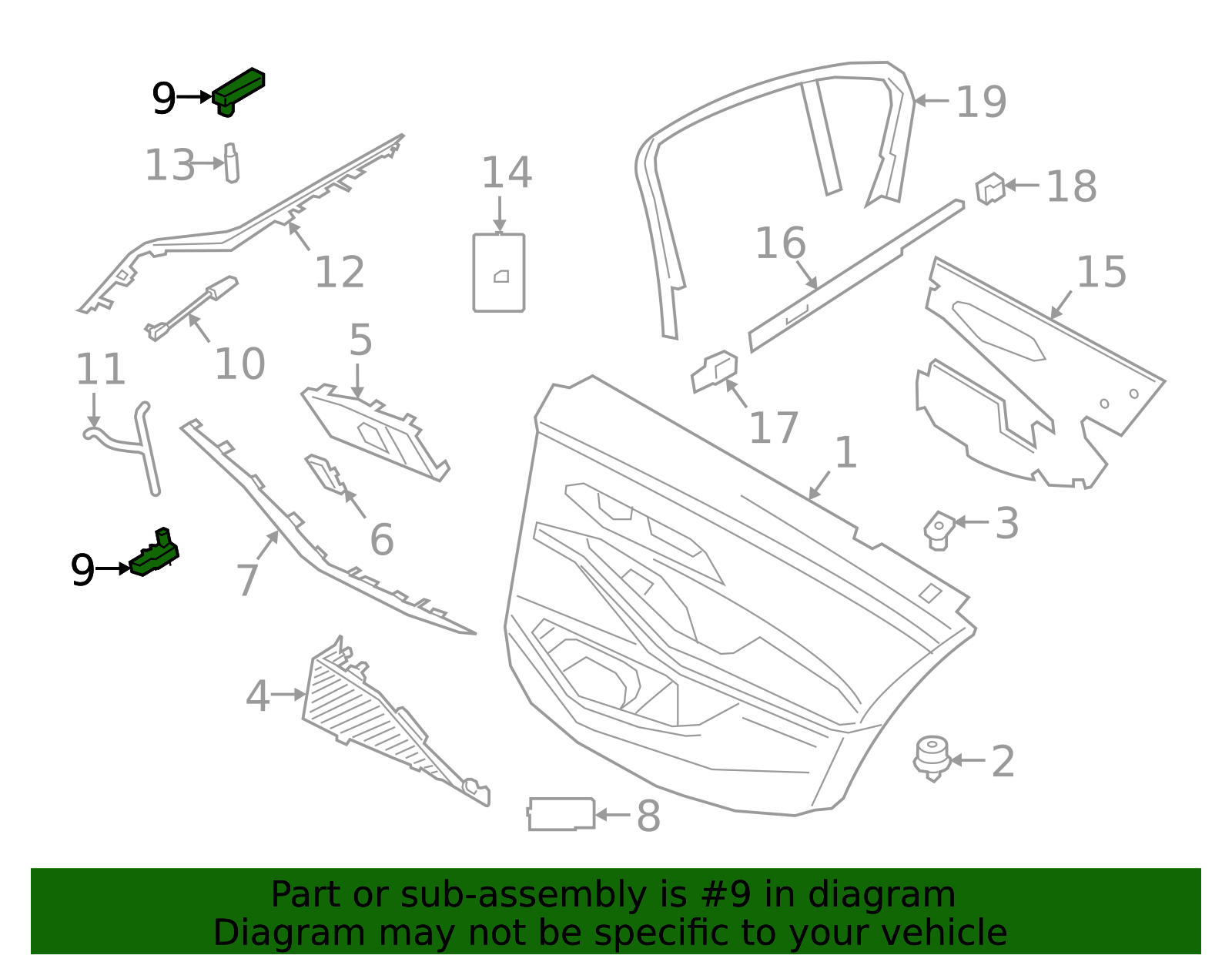 2019-2025 BMW 2019-2024 BMW - Led Unit 63-31-9-891-437 | BMW Parts ...