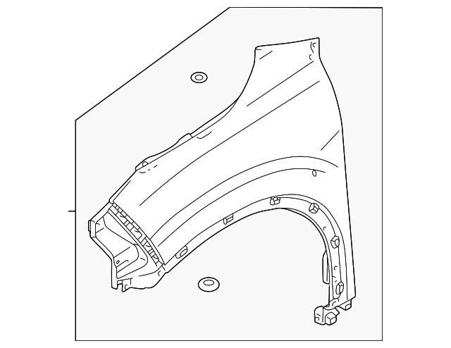 63113W410P - Fender 2022-2024 Mitsubishi | Official Mitsubishi Motors ...