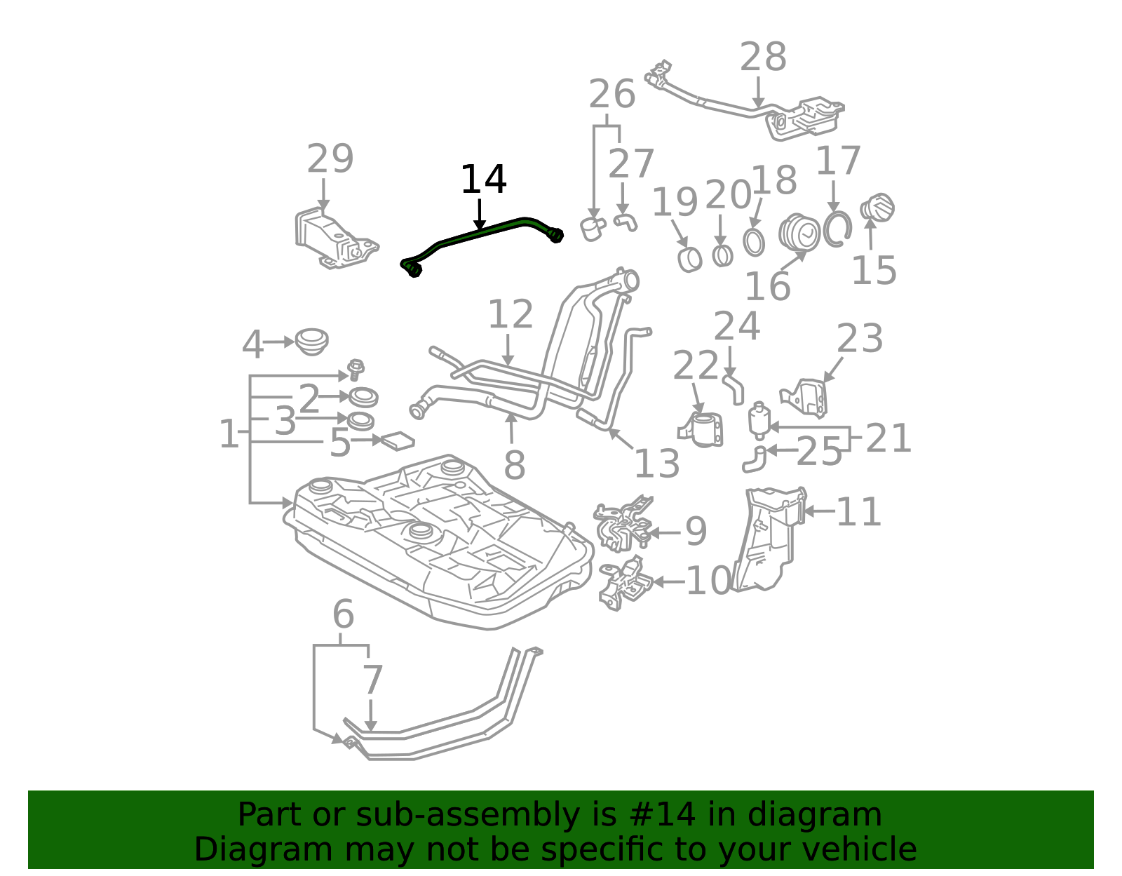Fuel Hose - Genuine High-Pressure Fuel Line | AutoNation Parts