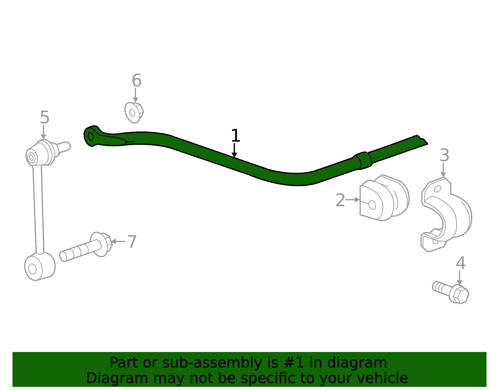 2022-2025 Cadillac CT5 Stabilizer Bar 84849665 | Shop Matick Buick GMC