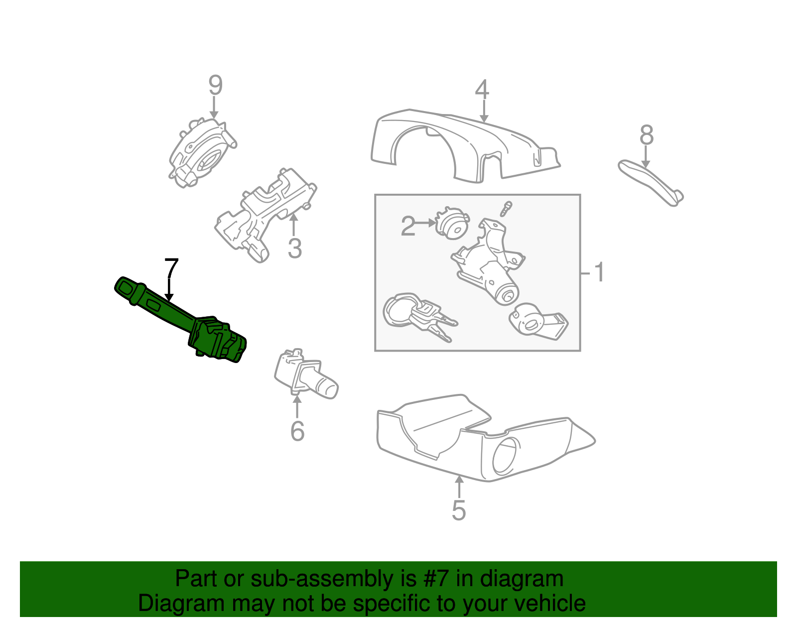 31268576 - Turn Signal Switch - 2004-2006 Volvo | Volvo OEM Parts Direct