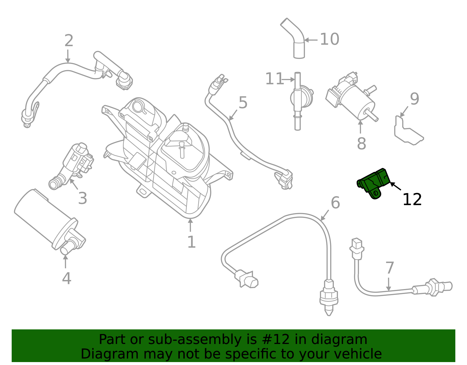 2020-2025 Hyundai M.A.P Sensor 39300-2M417 | OEM Parts Online