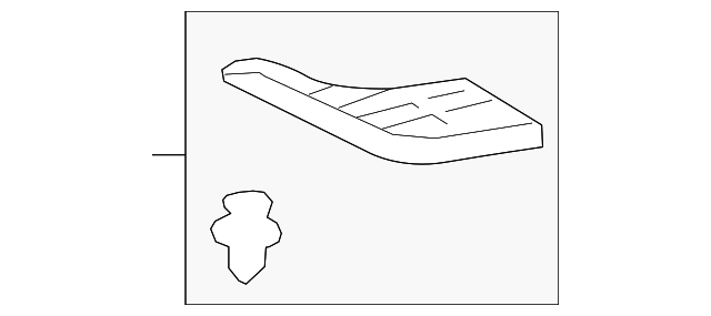 52164-0C060 - Bumper Corner Cover (Left, Rear) - 2014-2021 Toyota ...
