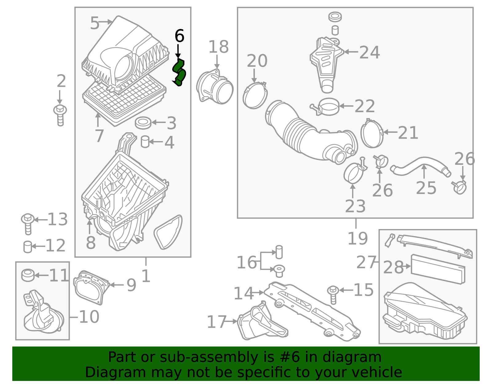 28174-3B800 - Upper Cover Clamp 2015-2017 Kia K900 | Kia.Parts Store