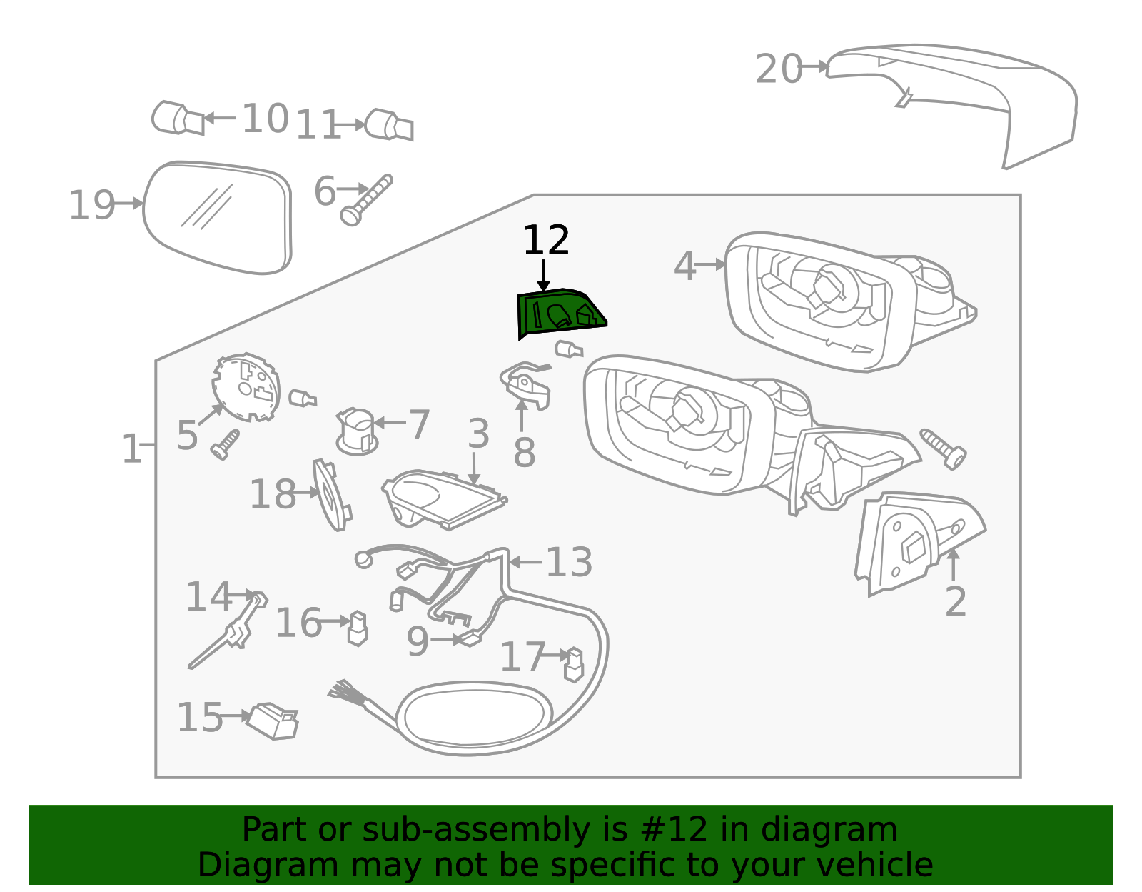 31217288 - Signal Lens - 2010-2013 Volvo XC60 | Volvo OEM Parts Direct