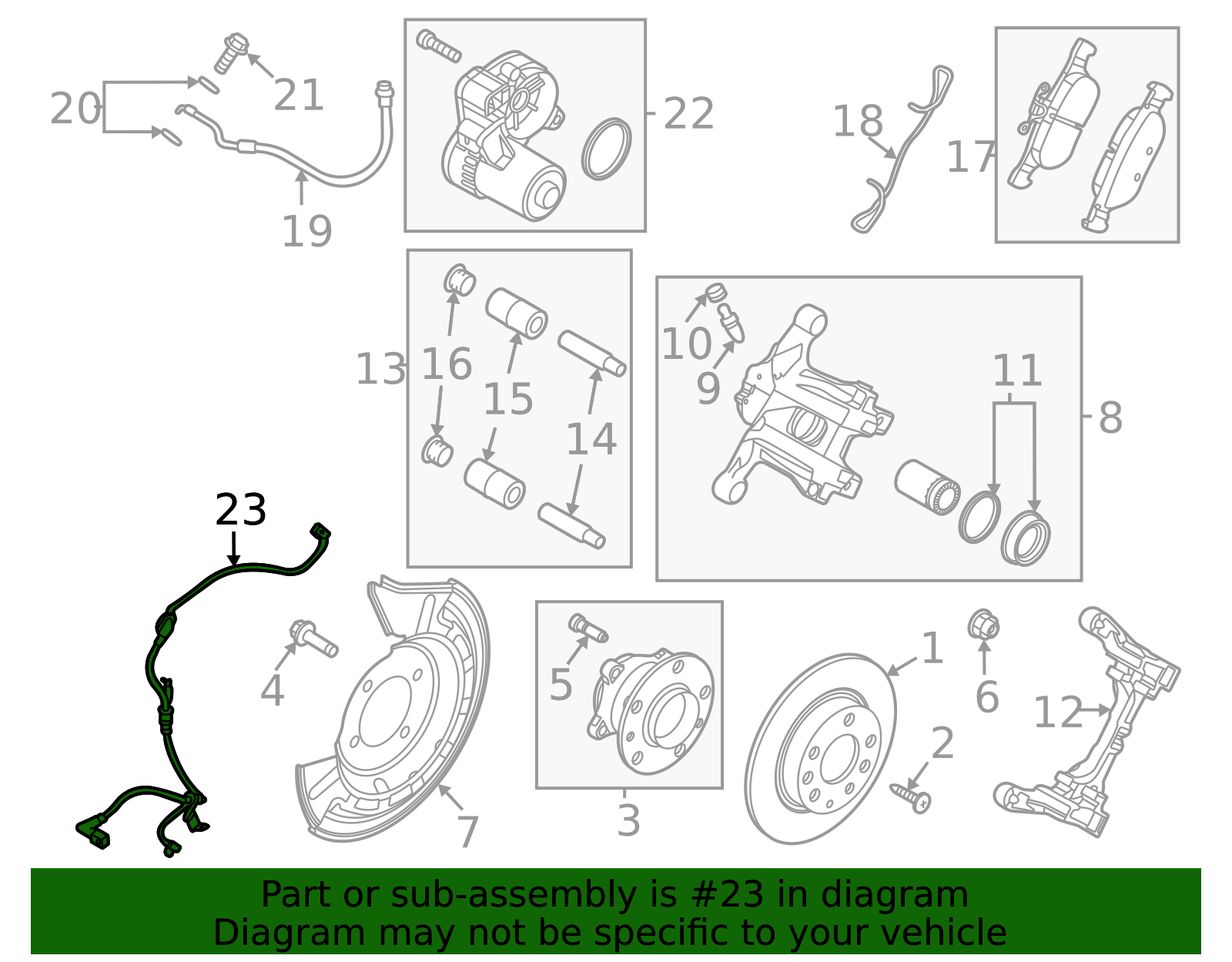Mazda ABS Wheel Speed Sensor - Precise Brake Control - Part #DFR9-43 ...
