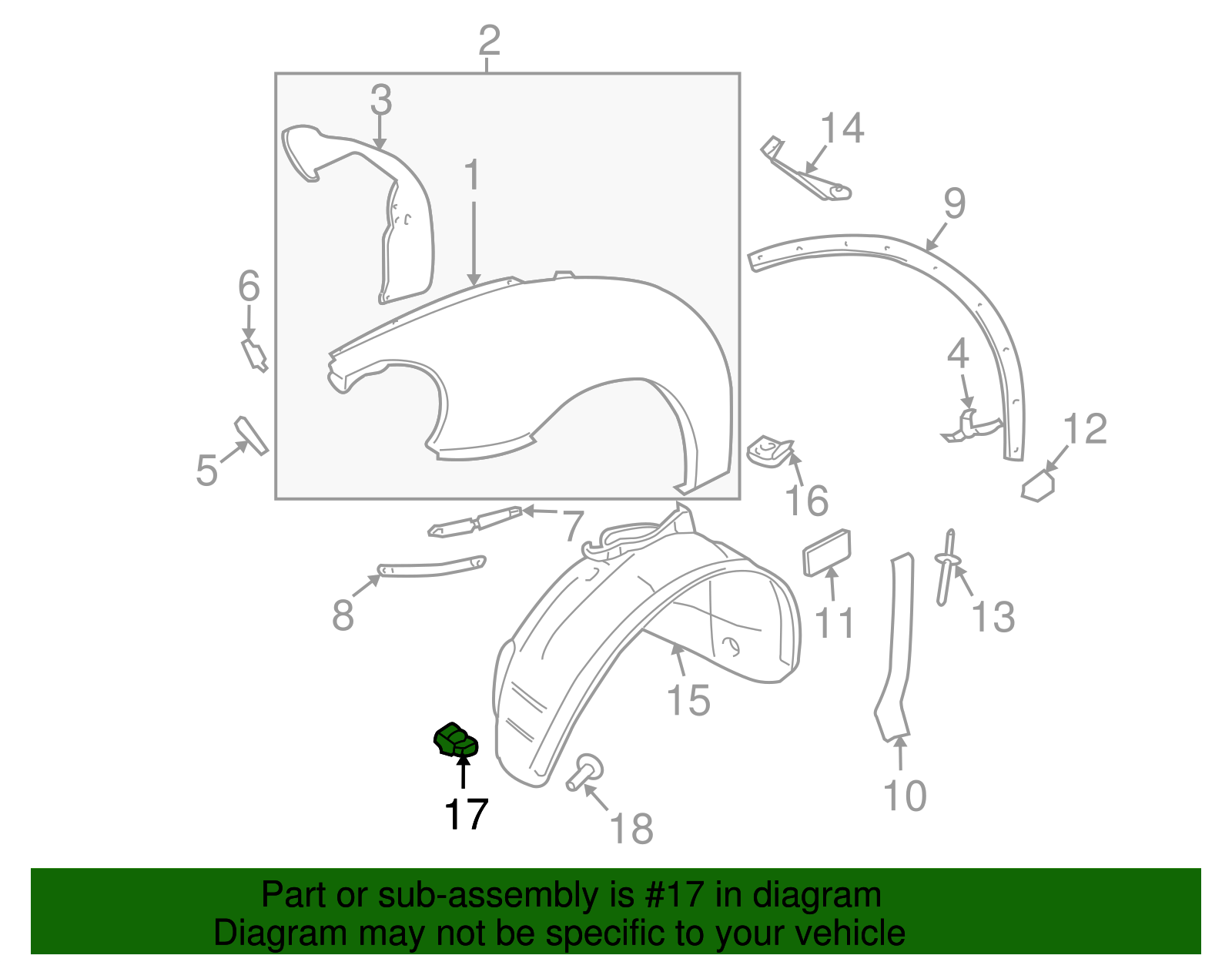 N-908-214-01 - Guide Bracket Nut 1998-2010 Volkswagen | Wolfsburg Parts ...