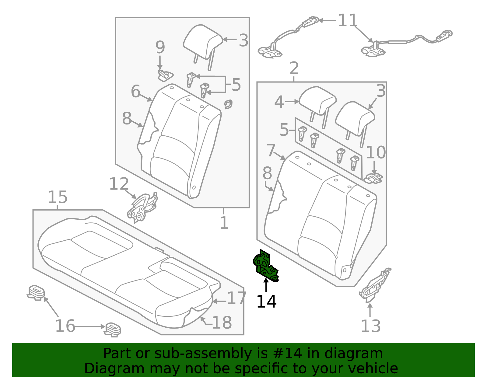 71324-WB001 - Hinge Assembly 2016-2020 Toyota | Bam Wholesale Parts