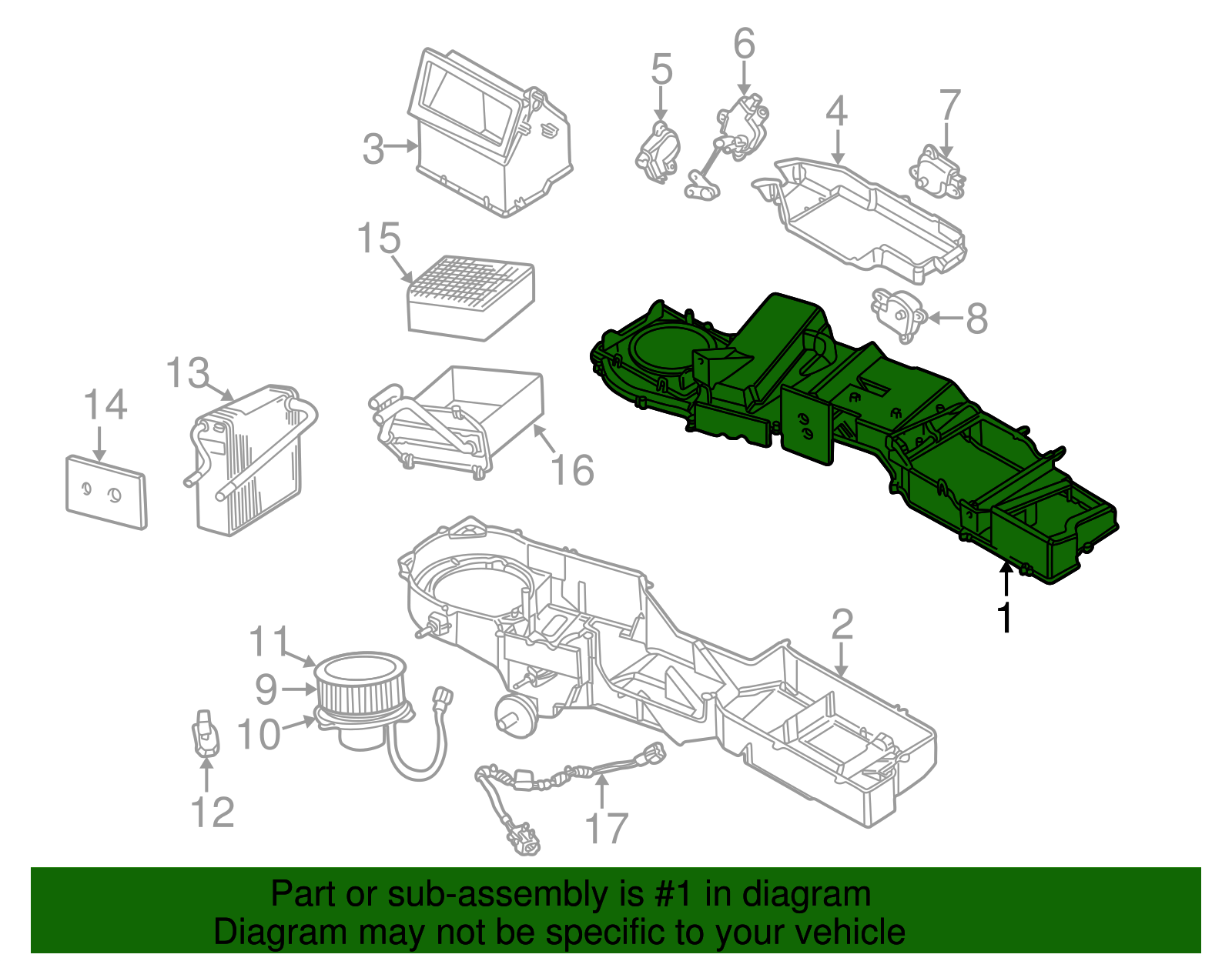 2002-2006 Dodge Housing 05073955AB | Mopar Parts Canada