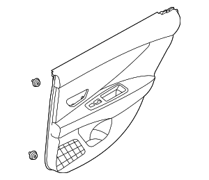 Hyundai - 83307-AB010-NNB - Door Trim Panel - 2021-2023 Hyundai Elantra ...