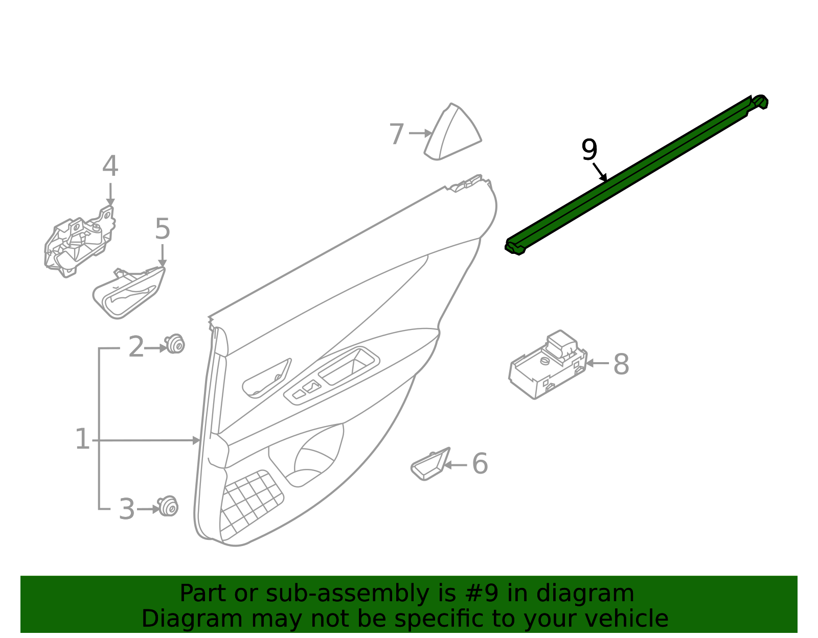 Belt Weatherstrip - Window Seal Protection 83240-AB000 | AutoNation Parts