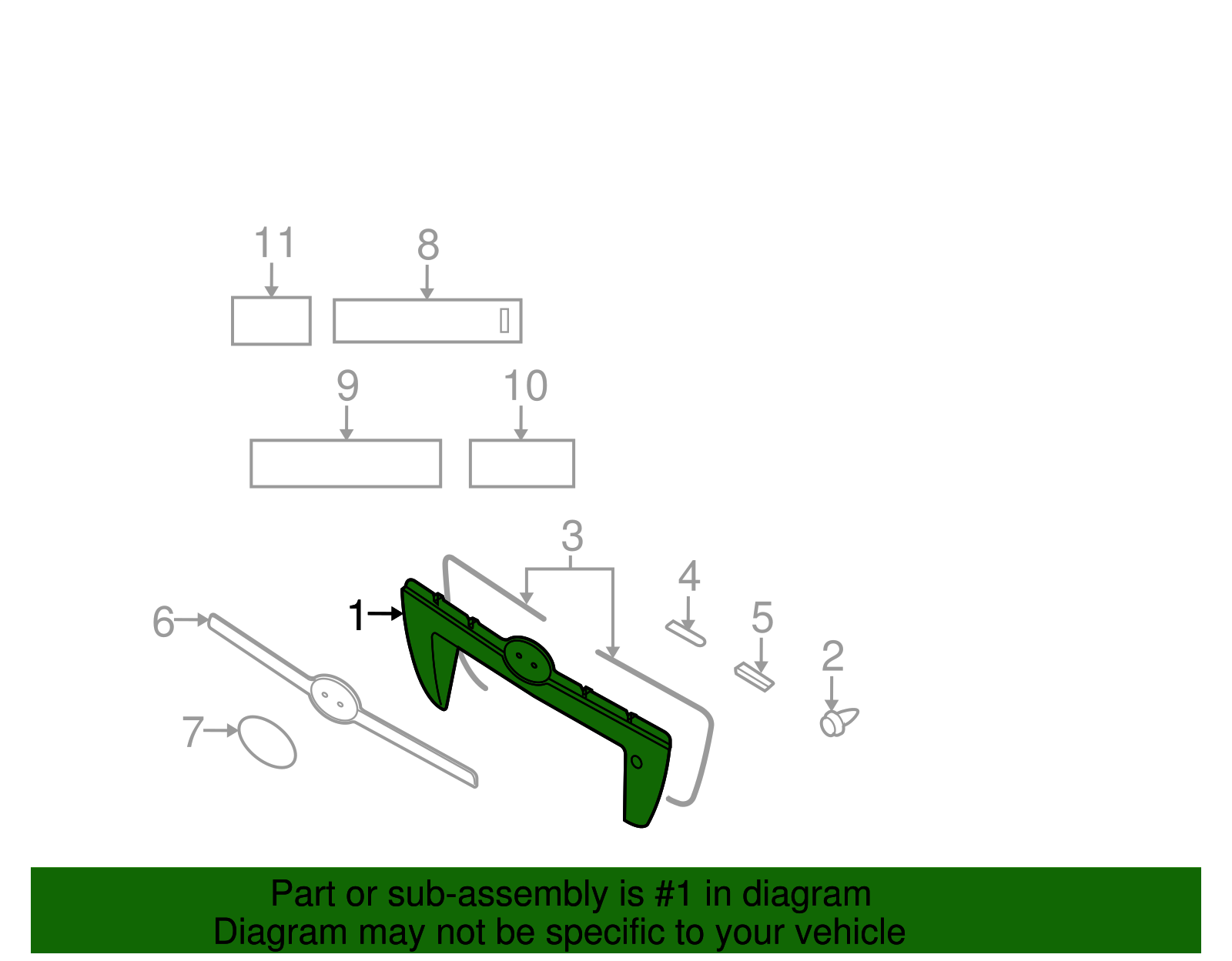 2005-2008 Hyundai Tucson Finish Panel 87371-2E000 | OEM Parts Online