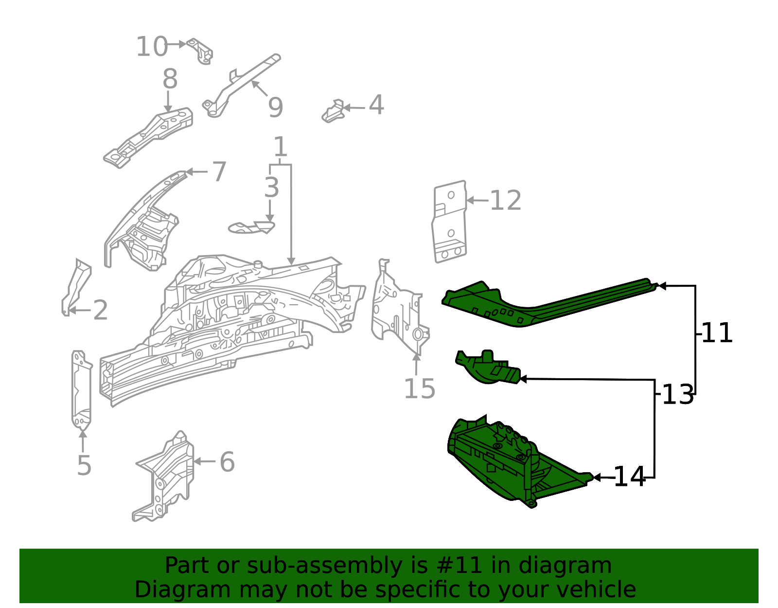 2024-2025 Toyota Mirai 2024 Toyota Mirai - Rail Assembly 57044-50090 ...