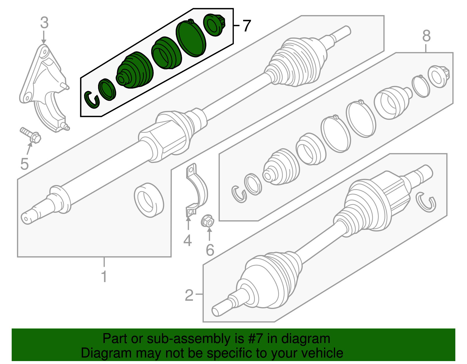 2013-2018 Ford C-Max Motorcraft™ Inner Boot TS-232 | Varsity Ford